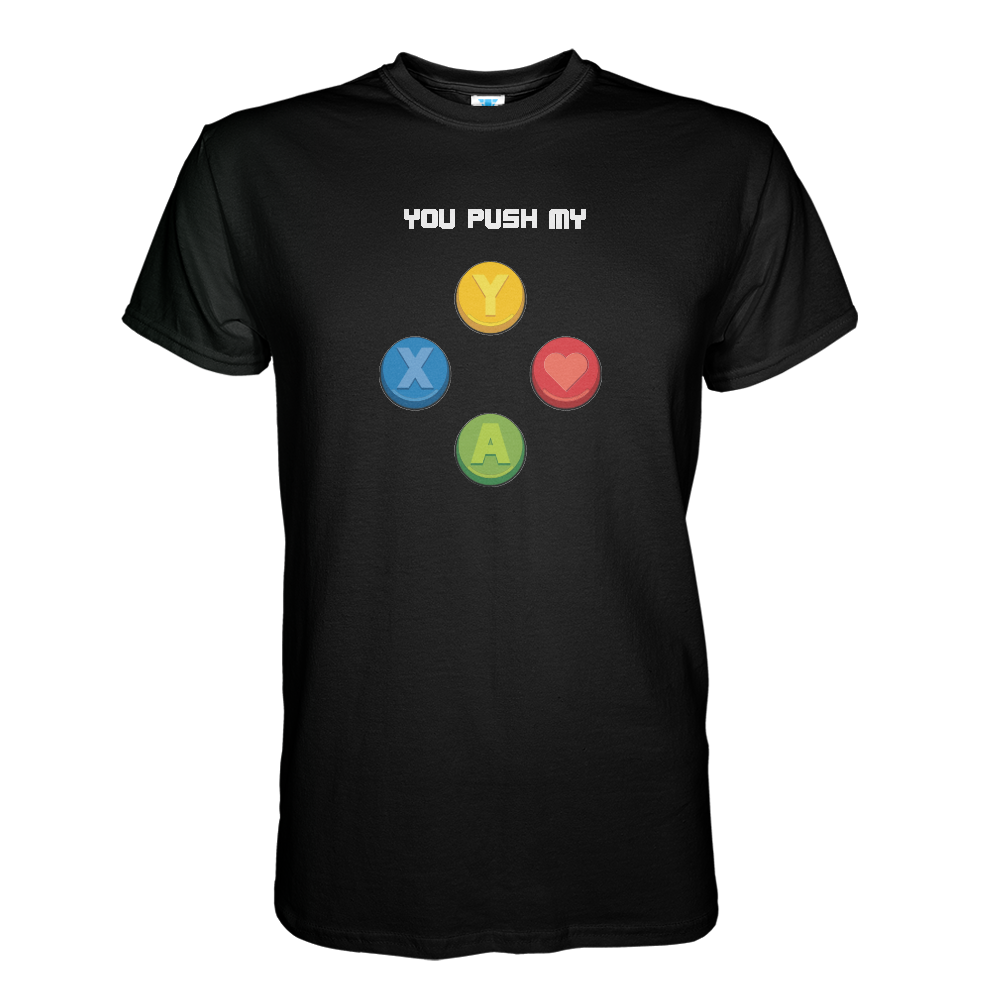 Push My Buttons T-Shirt – Aporia Customs